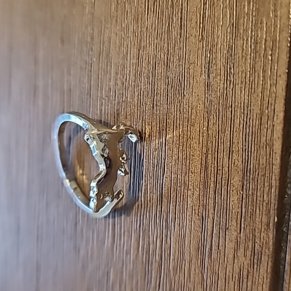 Jewelry | Adjustable T Rex Silver Tone Ring | Poshmark